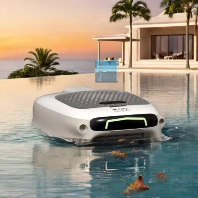 China IPX7 Waterproof Floating Pool Skimmer Robot with 7800mAh Battery and 180μm Filter Mesh for Efficient Pool Cleaning for sale
