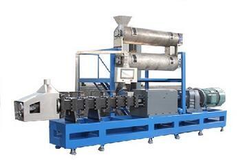 China Free formula and installation 2500-3000kgs/h steam type double screw extruder pet food making machine for sale