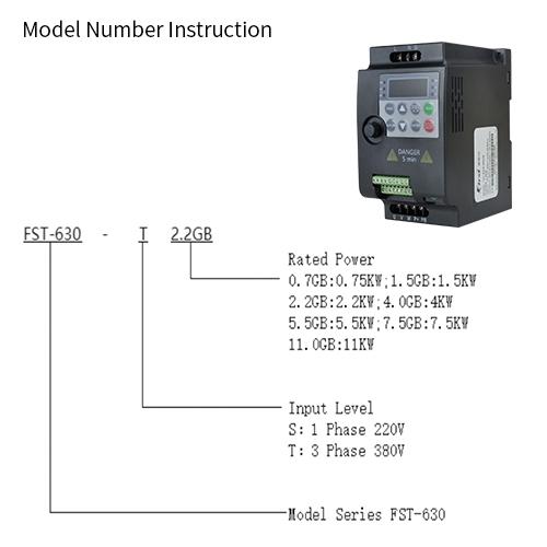 Variable Frequency Drive specifications label