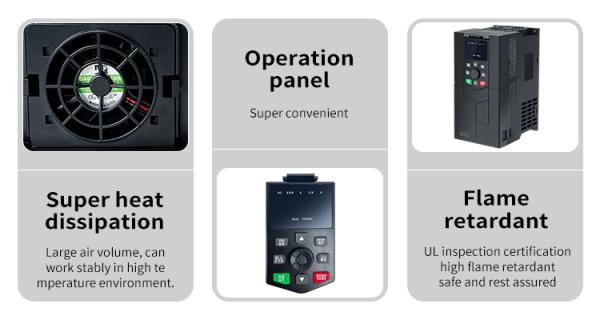 Quality 380V Three Phase VFD 0.75KW Motor Speed Control Vector Variable Frequency for sale