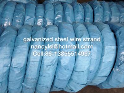 China Costa galvanizada condutor do cabo de fio de aço de ACSR com força de alta elasticidade à venda