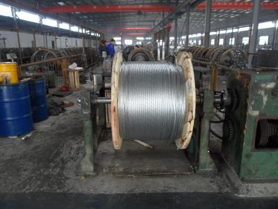 China De hete Ondergedompelde Draad van het Zinkplateren Vastgelopen Staal voor de Draad van de Aardegrond, Luchtgrondlijnen Te koop