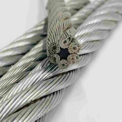 Cina 6x19S+FC filo di acciaio galvanizzato in vendita