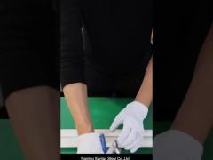 ロープを固定し,切るためのステンレスステールケーブルワイヤの固定ツール