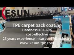 Blow Molding Thermoplastisch Elastomeer TPE / TPR Granulaten Hars grondstoffen voor TPE tapijt achterlaag / veerkrachtige vloer / anti-glijd tapijt / TPE Mat