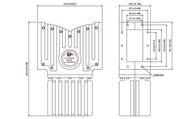 China Low prcie  Full bandwidth 2.4~2.5 GHz RF Waveguide Isolator with  WR340(BJ26) connector type for sale