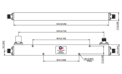 China High RF performance, ultra-competitive price 500 to 2500MHz –Directional Coupler for sale