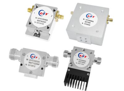 China space&commercial application HF coaxial isolator with low frequency 10-12 MHZ for sale