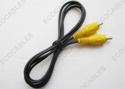 Cina Video audio piatto di oro del cablaggio RCA al cavo di estensione di RCA in vendita