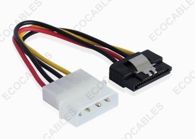 Cina Pin 15 - 4 cavi di estensione di potere di Pin SATA con il fermo diritto per SATA HDD RoHS compiacente in vendita