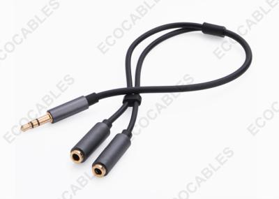 Cina Il premio 3,5 millimetri di audio del separatore oro stereo aus. del cavo ha placcato l'audio cablaggio in vendita