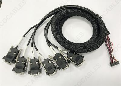 中国 黒い貝のD補助的なコネクターとの公共交通機関のためのタクシーメーターの電気ケーブルの馬具アセンブリ 販売のため