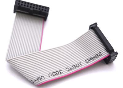 China Verdraaide Kabels van het de Draad Vlakke Lint van 28AWG IDC Grijze 2,54/2*10P voor Computer Te koop