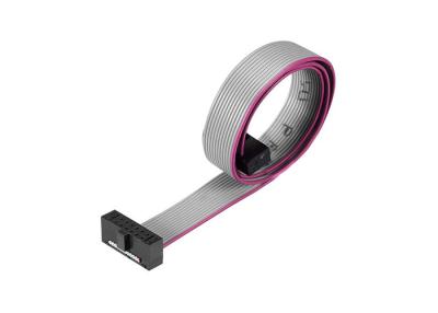 中国 IDC Wire Flat Ribbon Cable With FC/FC Female Connector 12Pins 1.27mm Pitch 販売のため