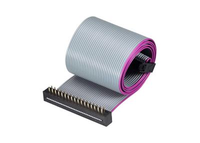中国 IDC Wire Flat Ribbon Cable With FC/FC Connector A-type 50 Pins 2.54mm Pitch 販売のため