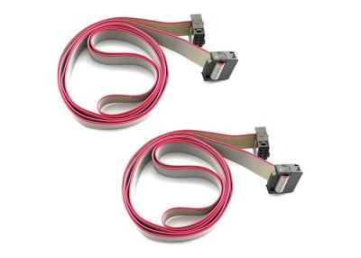中国 300V Flat Ribbon Cables With 2.54mm Pitch 10 Pin Female To Female Connector 販売のため