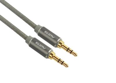China ISO9001 Cotton Net Audio Wiring Harness / Notebook 3.5 Mm Aux Cable for sale