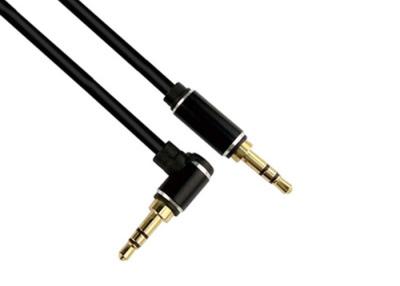 Cina Maschio di rame senza ossigeno ad audio cavo maschio cavo aus. dell'intestazione ad angolo retto da 90 gradi in vendita