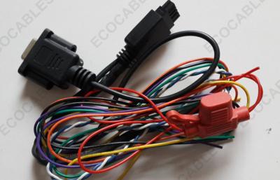 Cina D-sotto assemblaggio cavi automobilistico dell'OEM Molex del cablaggio di 9 Pin per il collettore della polvere in vendita