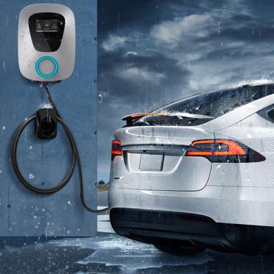Cina stazioni di carico pubbliche per il tipo dei veicoli elettrici 32a - 2 con lo schermo dell'affissione a cristalli liquidi in vendita