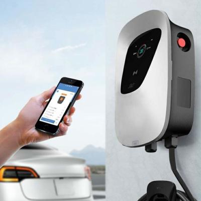 Cina stazioni di carico pubbliche per il tipo dei veicoli elettrici 32a - 2 con lo schermo dell'affissione a cristalli liquidi in vendita