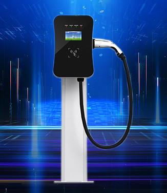 China 7 Kw Type2 Wall Mounted Car Charger For Electric Vehicle With Lcd Screen for sale