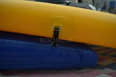 China 27m Long Air Sealed Inflatable Water Slides For Lakeside / Inflatable Slip N Slide for sale