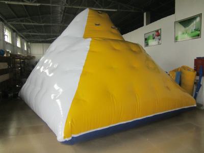 China 0.9mm PVC Tarpaulin Inflatable Floating Iceberg Used In Lake for sale