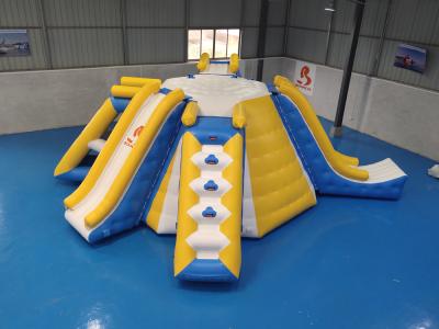 China Customized Inflatable Floating Water Park Games For Adults / Aquapark Inflatables With Anti-UV Material for sale