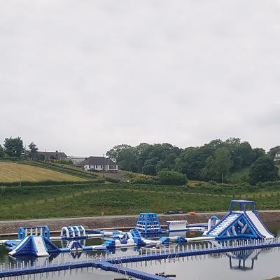 China Commercial Inflatable Water Park Games Adult Water Obstacle Course for sale