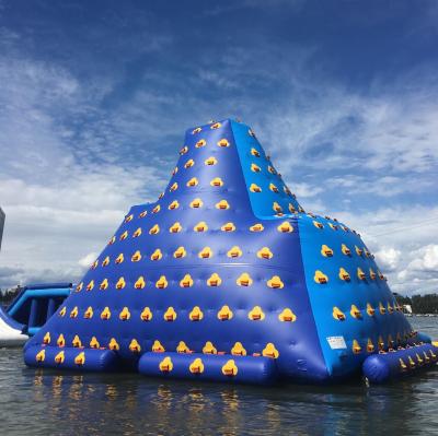 China Giant Inflatable Floating Iceberg , Water Climbing Wall For Ocean for sale