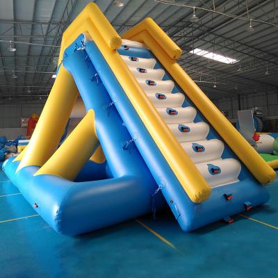 China Tobogán acuático inflable modificado para requisitos particulares de la lona del PVC de 0.9m m para el uso comercial en venta