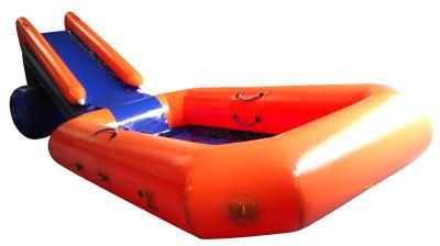 China PVC Tarpaulin Inflatable Water Slide With Pool For Water Park for sale