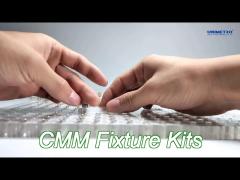 Machine VMM CMM Fixturing Kit Base Board Acrylic Transparent van de visiemeting