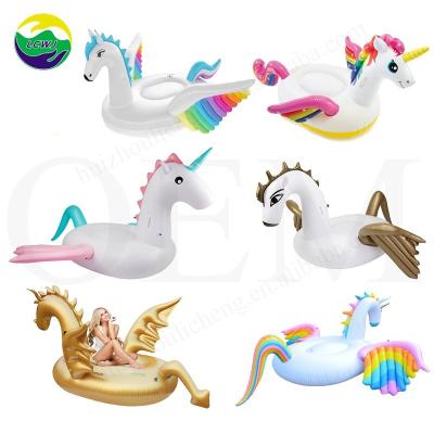 Cina Piscine per adulti in PVC in plastica galleggiante da 250 cm unicorno piscina galleggiante cavallo in vendita