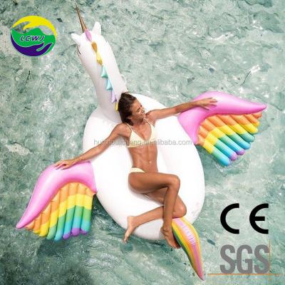 Cina Piscine per adulti in PVC in plastica galleggiante da 250 cm unicorno piscina galleggiante cavallo in vendita