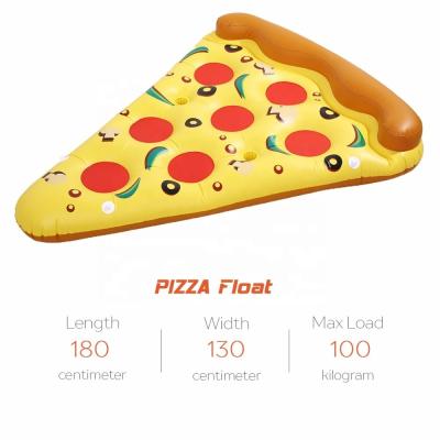 Cina Piscina divertente Pizza Piscina galleggiante 180 x 130 cm Galleggianti gonfiabili per adulti in vendita