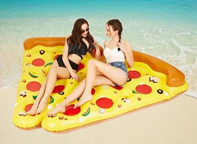 Cina Piscina divertente Pizza Piscina galleggiante 180 x 130 cm Galleggianti gonfiabili per adulti in vendita