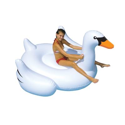 Cina Grandi piscine gonfiabili galleggiante cigno bianco giocattolo galleggiante 190 x 190 x 130 cm in vendita