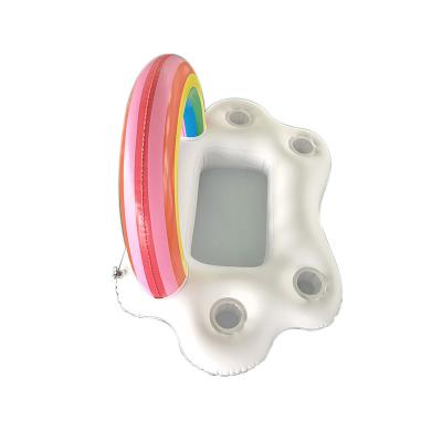 Cina 0.54kg Piscina a forma di nuvola Piscine galleggiante Portabevande galleggiante per piscina in vendita