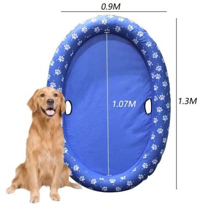 Cina Dog Party Pool Float Inflatabile Floating Dog Toy Dog Pool Float in vendita