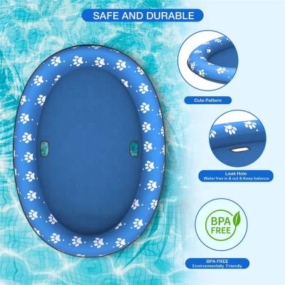 Cina Dog Party Pool Float Inflatabile Floating Dog Toy Dog Pool Float in vendita