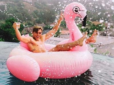 Cina 0.3mm 180cm piscina galleggiante gigante Clamingo piscina galleggiante per adulti in vendita