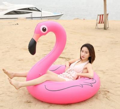 Cina Gioco sportivo Poltrona gonfiabile rosa Flamingo galleggiante da 100 kg a 500 kg in vendita