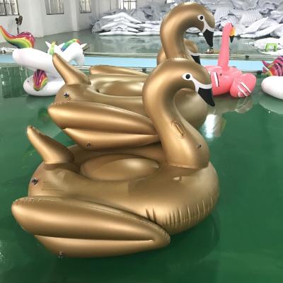 Cina LC giocattoli da gioco su acqua gonfiabili cigno galleggiante piscina pvc galleggiante in vendita