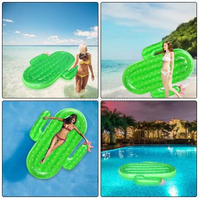 Cina Famiglia divertimento Cactus piscina galleggiante non ftalati PVC festa estiva galleggiante per il lago in vendita