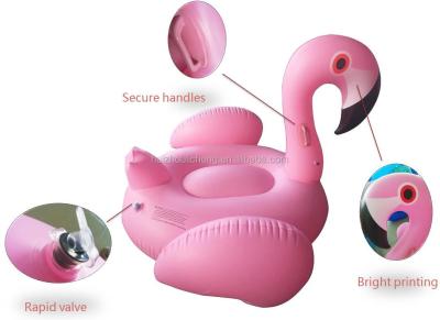 Cina Grande piscina gonfiabile galleggiante Mega Flamingo attrezzatura parco acquatico 150cm in vendita