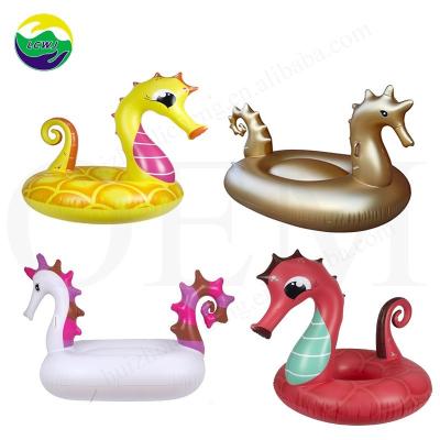 Cina Lounger gonfiabile per piscina Peacock Ride On Seahorse Pool Float in vendita