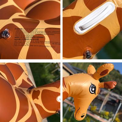 Cina Bagno gonfiabile Giraffa Piscina 0,32 mm Decorazione galleggiante Piscina gonfiabile gigante in vendita