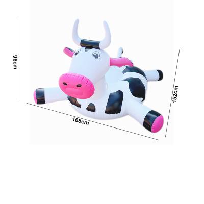 China 190 x 190 x 130 cm opblaasbaar zwembad Float Animal Shape Pool Float Chair Island Raft Te koop